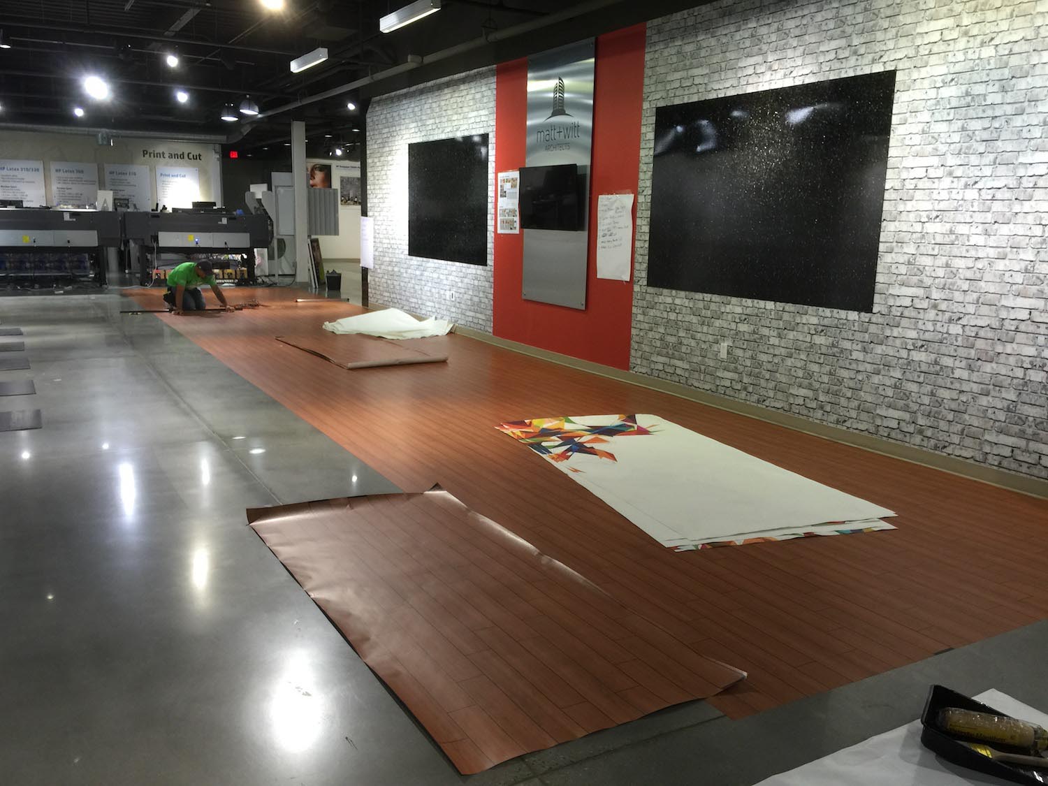 Architectural Wall and Floor Wraps - Florida Car Wrap